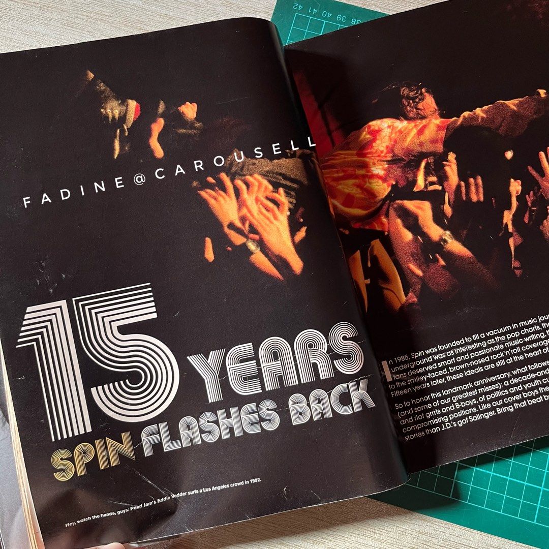SPIN MAGAZINE (Special Anniversary Issue), Hobbies & Toys, Books ...