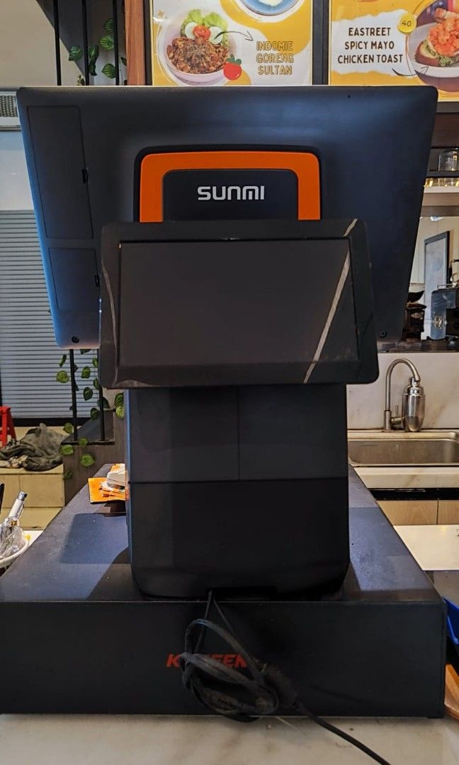 Sunmi T1 Dual screen 14" + 7" W1402 Android POS Terminal w/buit-in ...