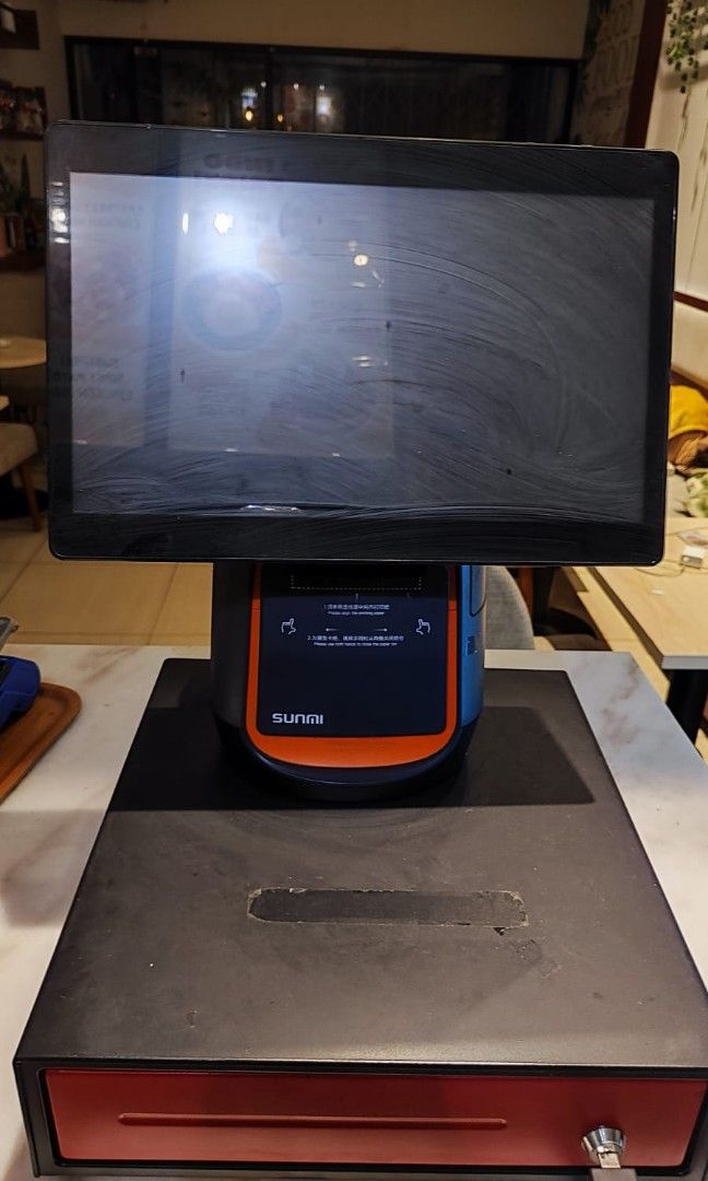 Sunmi T1 Dual screen 14" + 7" W1402 Android POS Terminal w/buit-in ...