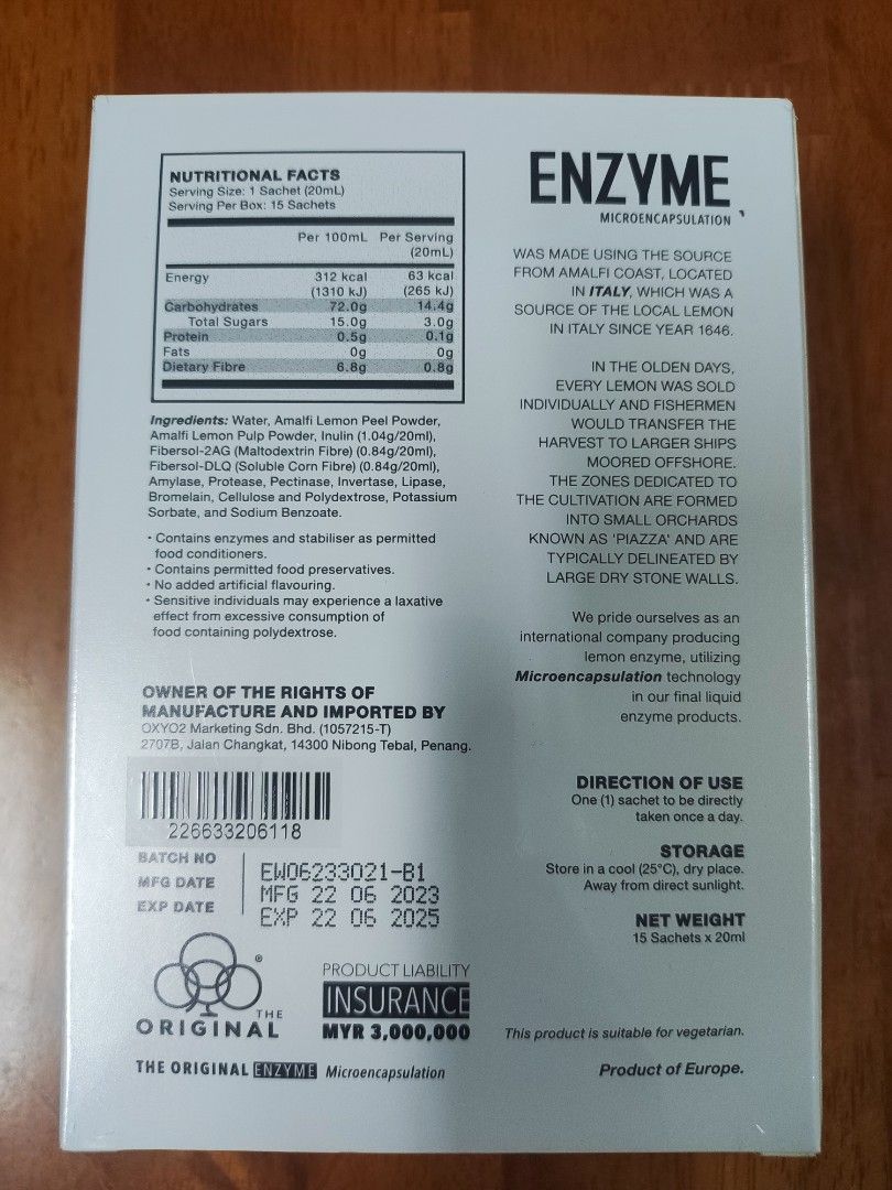 The ORIGINAL ENZYME, Health & Nutrition, Health Supplements, Health ...