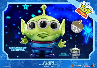 Cosbaby and CosRider Toy Story figures Little Green Men Alien Rex the ...