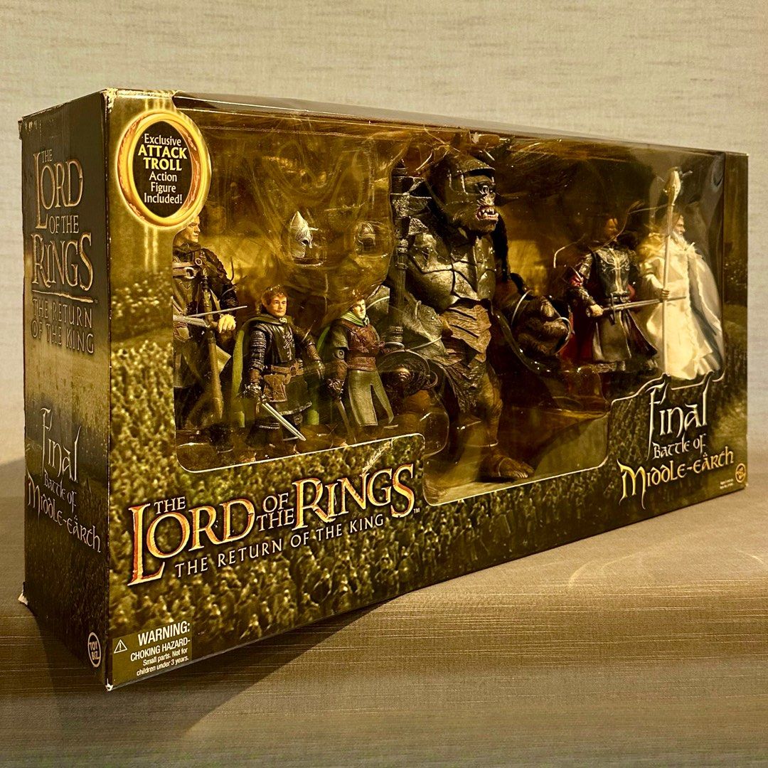 ToyBiz Lord of the Rings LOTR ROTK Final Battle of Middle Earth Set ...
