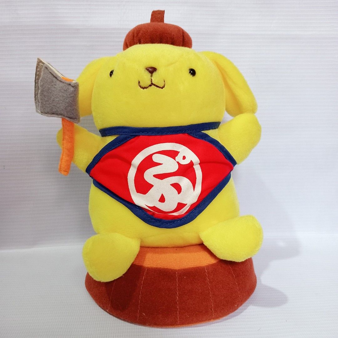 Vintage Pompompurin Axe Plush, Hobbies & Toys, Toys & Games on Carousell