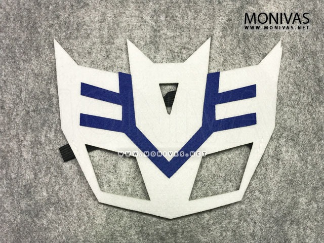 White Transformers Autobots n Decepticons Party Mask Kids Character ...
