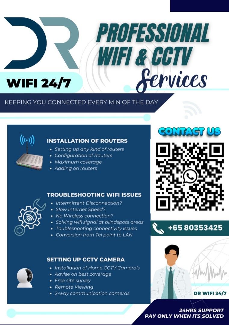Wifi Specialist, Set up, Install & Reconfigure routers, cctv, WiFi 6 ...