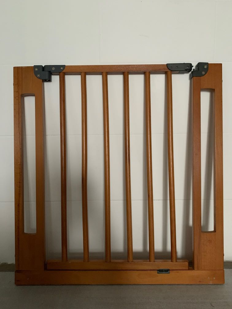 Wooden Baby Gate 70cm (Solid), Babies & Kids, Baby Nursery & Kids ...