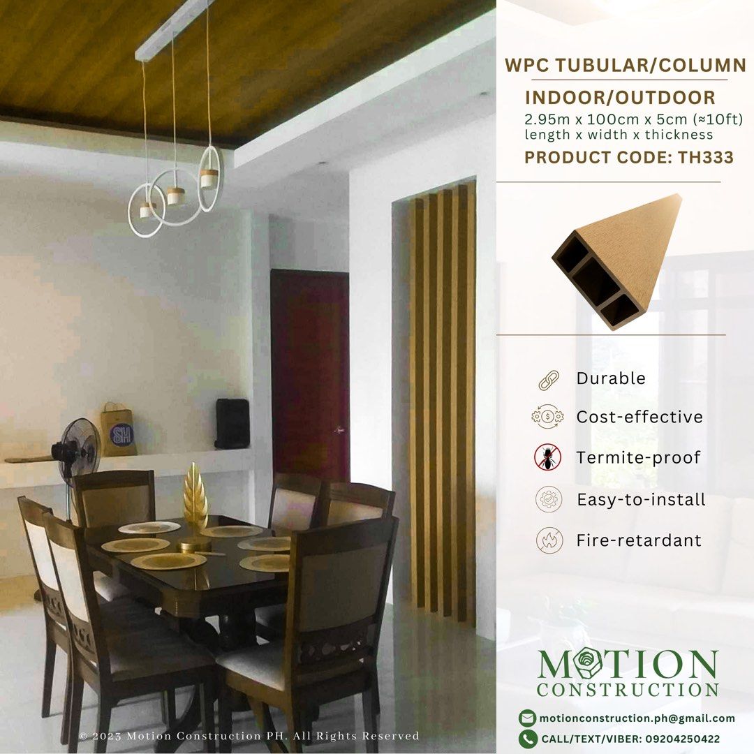 WPC TUBULAR COLUMN PARTITION WALL DIVIDER LOWEST PRICE GUARANTEED‼️ on ...