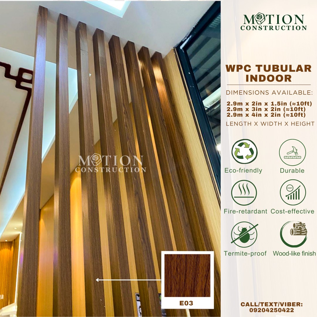 WPC TUBULAR COLUMN PARTITION WALL DIVIDER LOWEST PRICE GUARANTEED‼️ ...