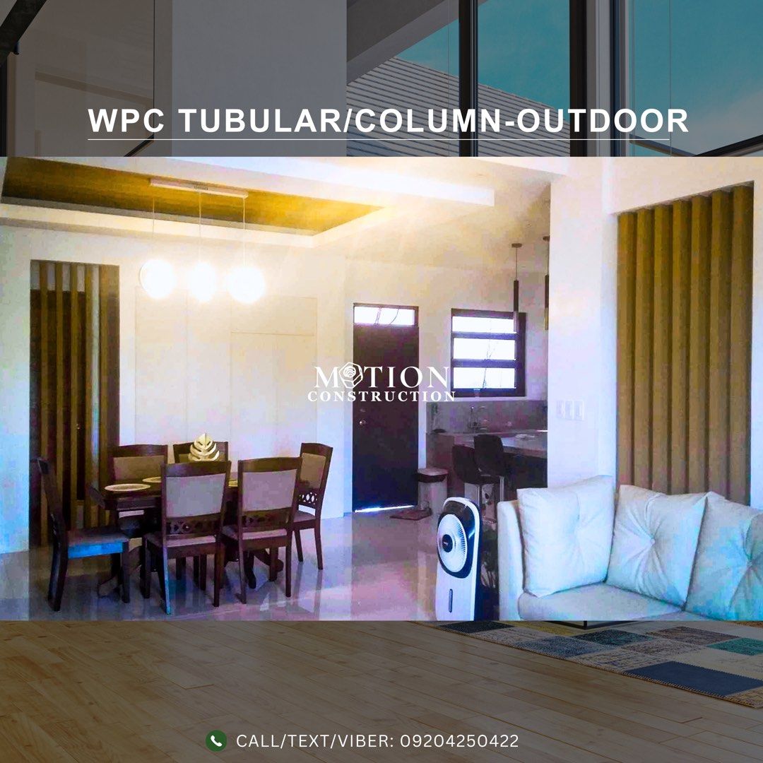WPC TUBULAR COLUMN PARTITION WALL DIVIDER LOWEST PRICE GUARANTEED‼️ ...