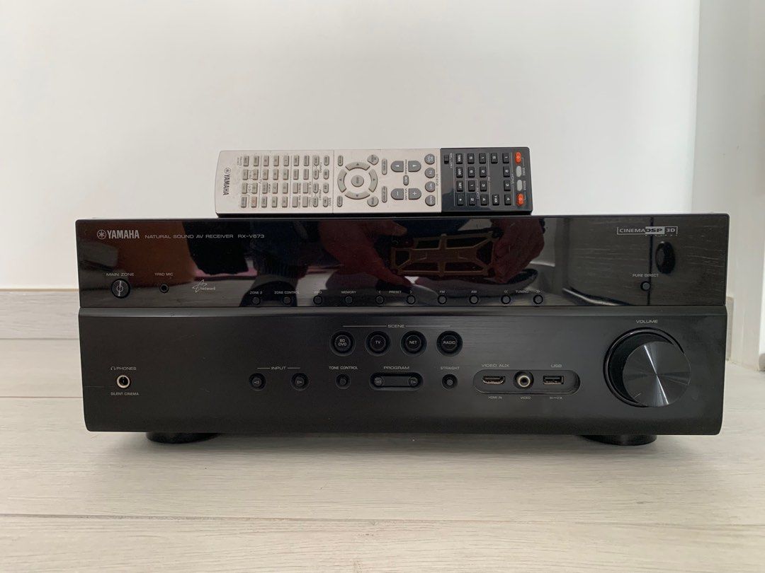 Yamaha RX-V673 surround amplifier, 音響器材, Soundbar、揚聲器、藍牙喇叭、耳擴 - Carousell