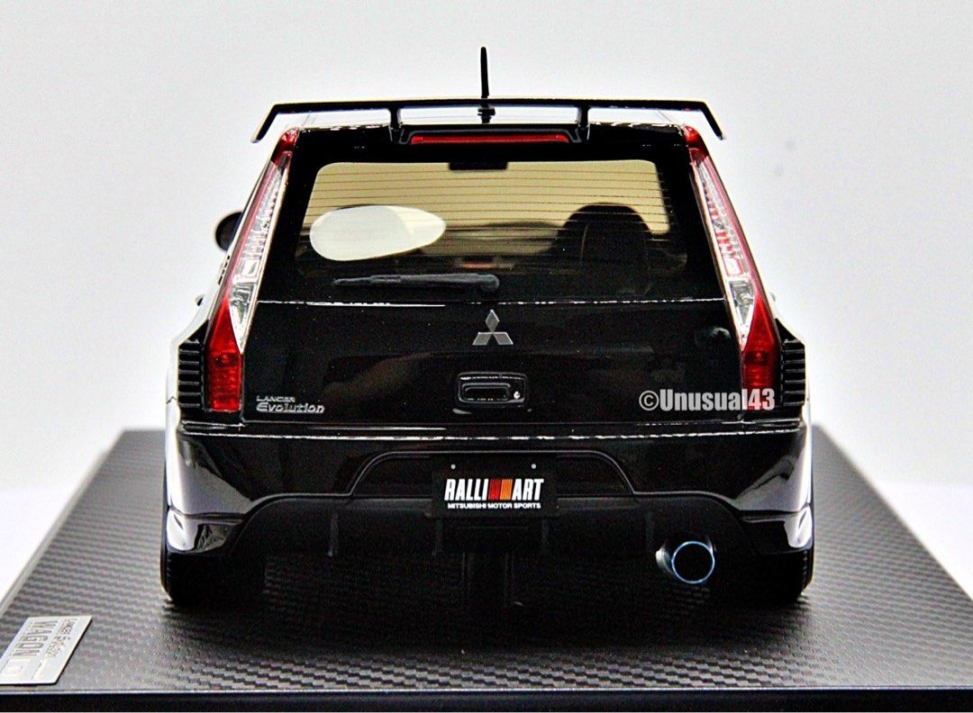 1/18 Ignition Model Mitsubishi Evolution 9 Wagon Black CT9W Ralliart ...