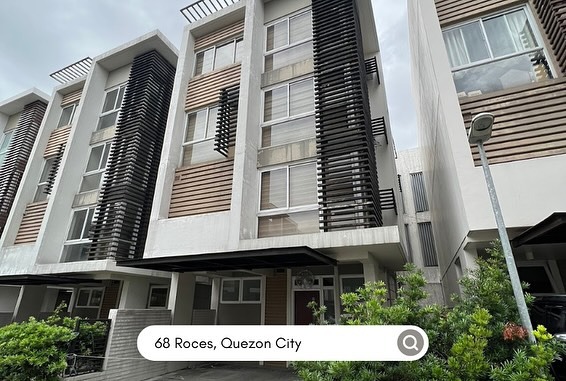 68 Roces, Quezon City Four Storey Townhouse, Property, For Sale ...