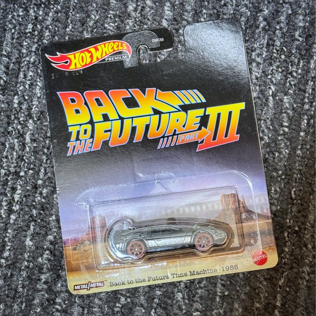 全新 未開封 Hot Wheels Premium Back to The Future Part III Back to The ...