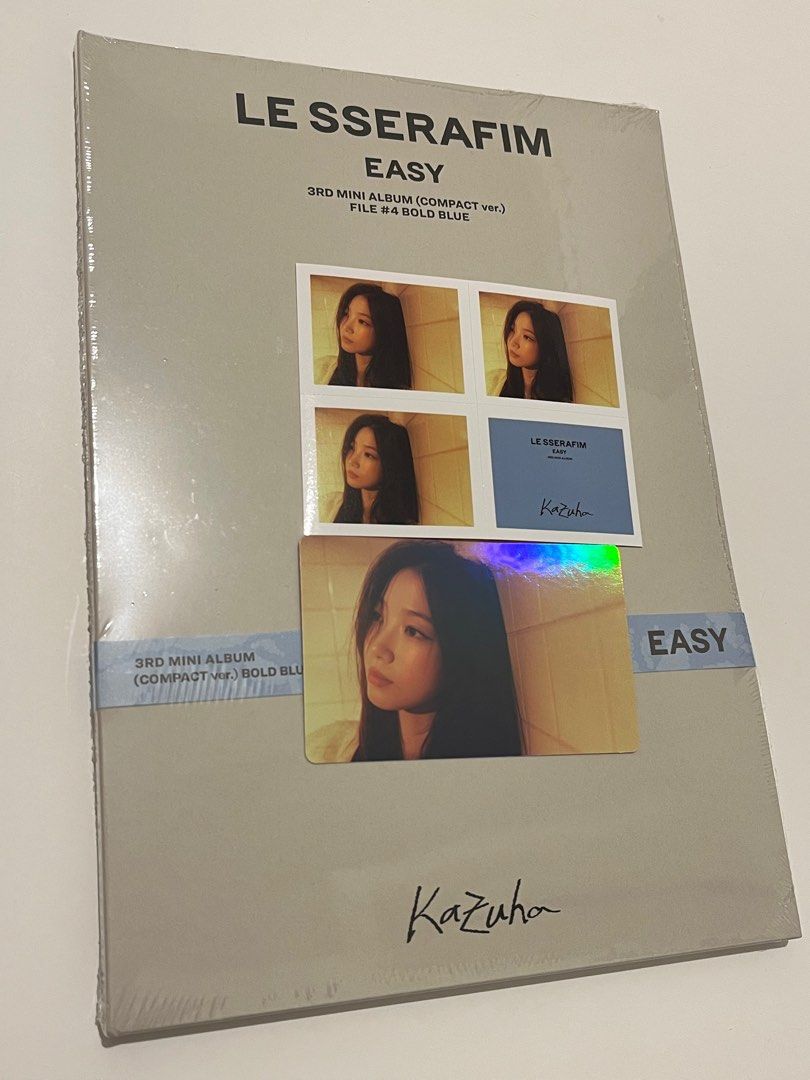 現貨 連特典 Lesserafim Kazuha Easy Compact ver., 其他, 其他 - Carousell