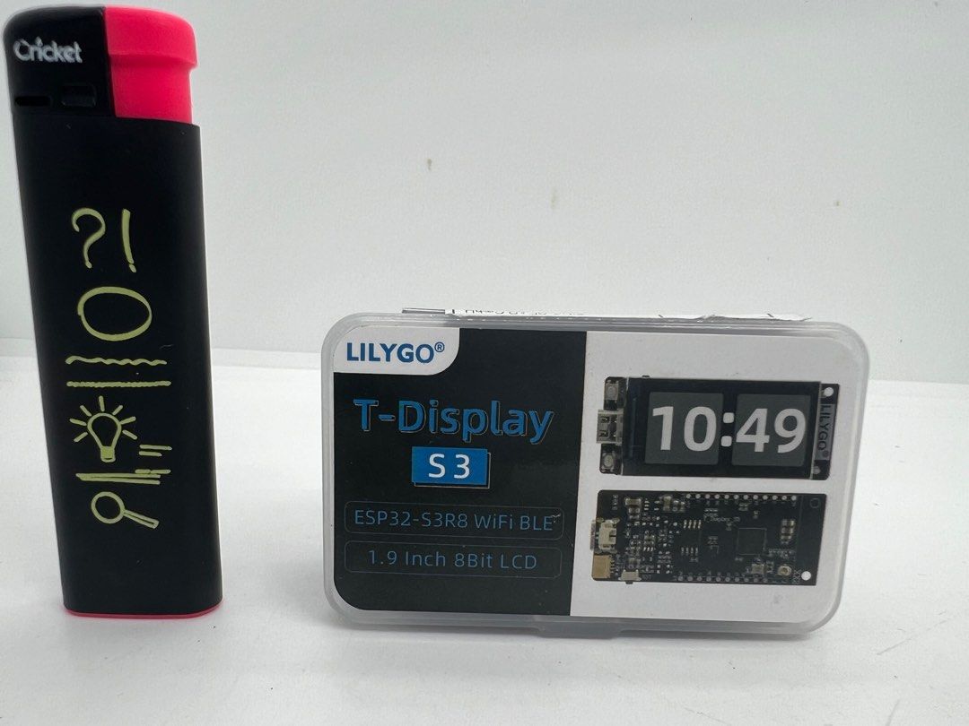 (全新) LILYGO (T-Display-S3) ESP32-S3R8 1.9 LCD Display Development Board WIFI Bluetooth ...