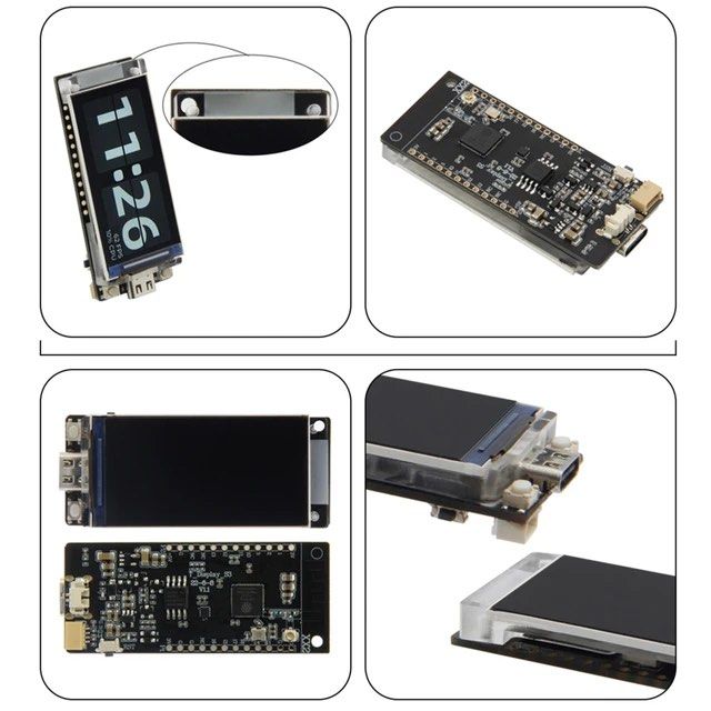 (全新) LILYGO (T-Display-S3) ESP32-S3R8 1.9 LCD Display Development Board WIFI Bluetooth ...