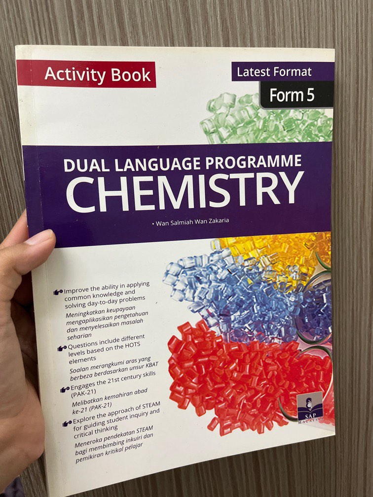 Activity book Form 5 Chemistry and Mathematics, Hobbies & Toys, Books ...