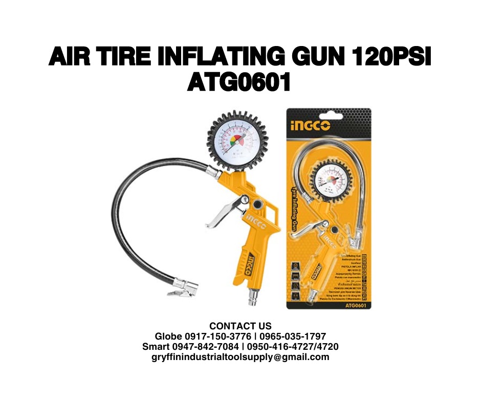 Air tire inflating gun 120PSI ATG0601, Commercial & Industrial ...