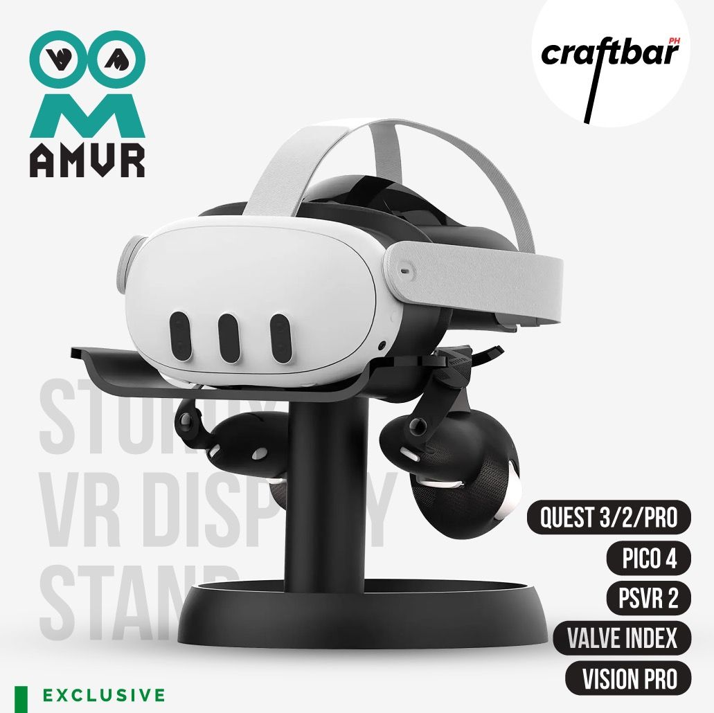 AMVR Universal VR Display Stand compatible with Meta Quest 3 and Apple ...