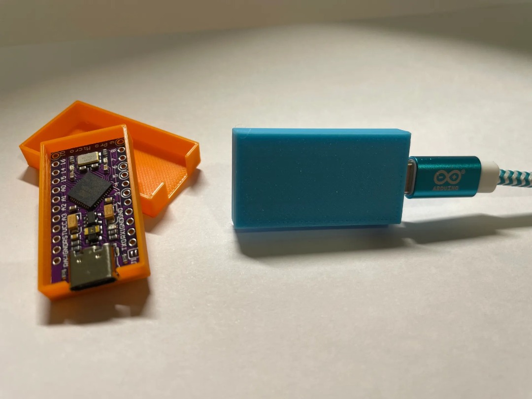 Arduino Pro Micro Case (USB C) Custom 3D with Cover, Computers & Tech ...