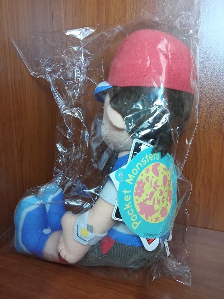 Ash Ketchum SEKIGUCHI Pokemon Trainer Plush, Hobbies & Toys, Toys ...