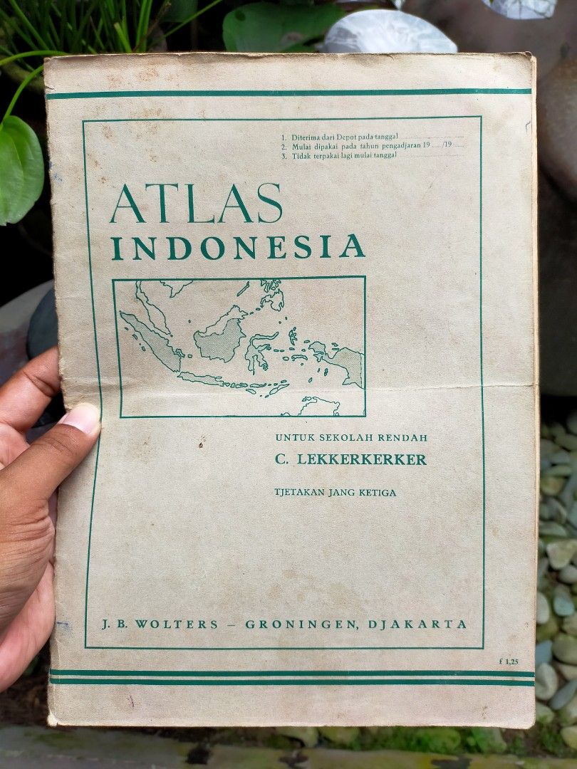 Atlas Indonesia Antik C. Lekkerkerker 1950s, Buku & Alat Tulis, Buku di ...