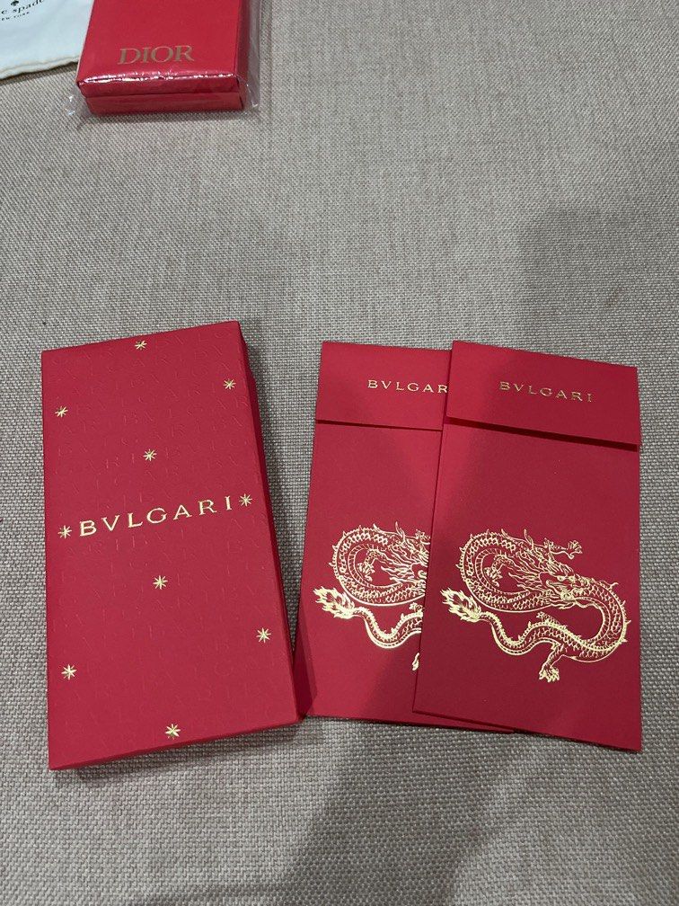 Bvlgari 2024 red packet, Hobbies & Toys, Stationery & Craft, Other ...