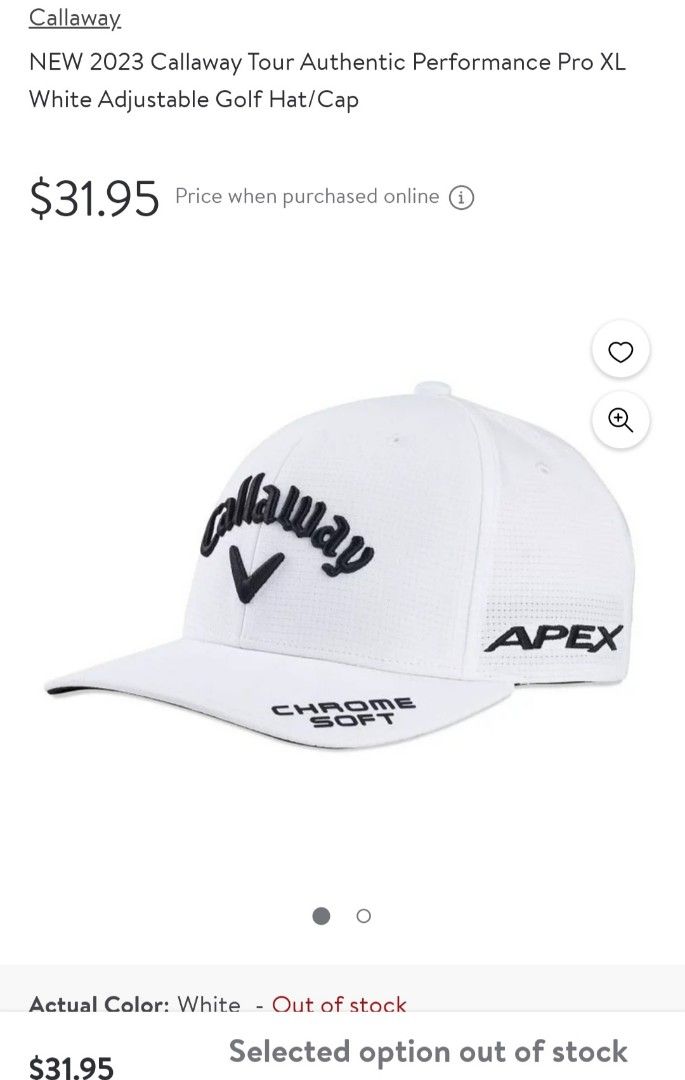 Callaway Golf Cap, Men's Fashion, Watches & Accessories, Cap & Hats on ...