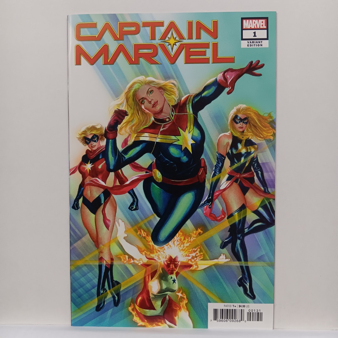 Captain Marvel #1. Nearmint. Alex Ross cover., Hobbies & Toys, Books ...