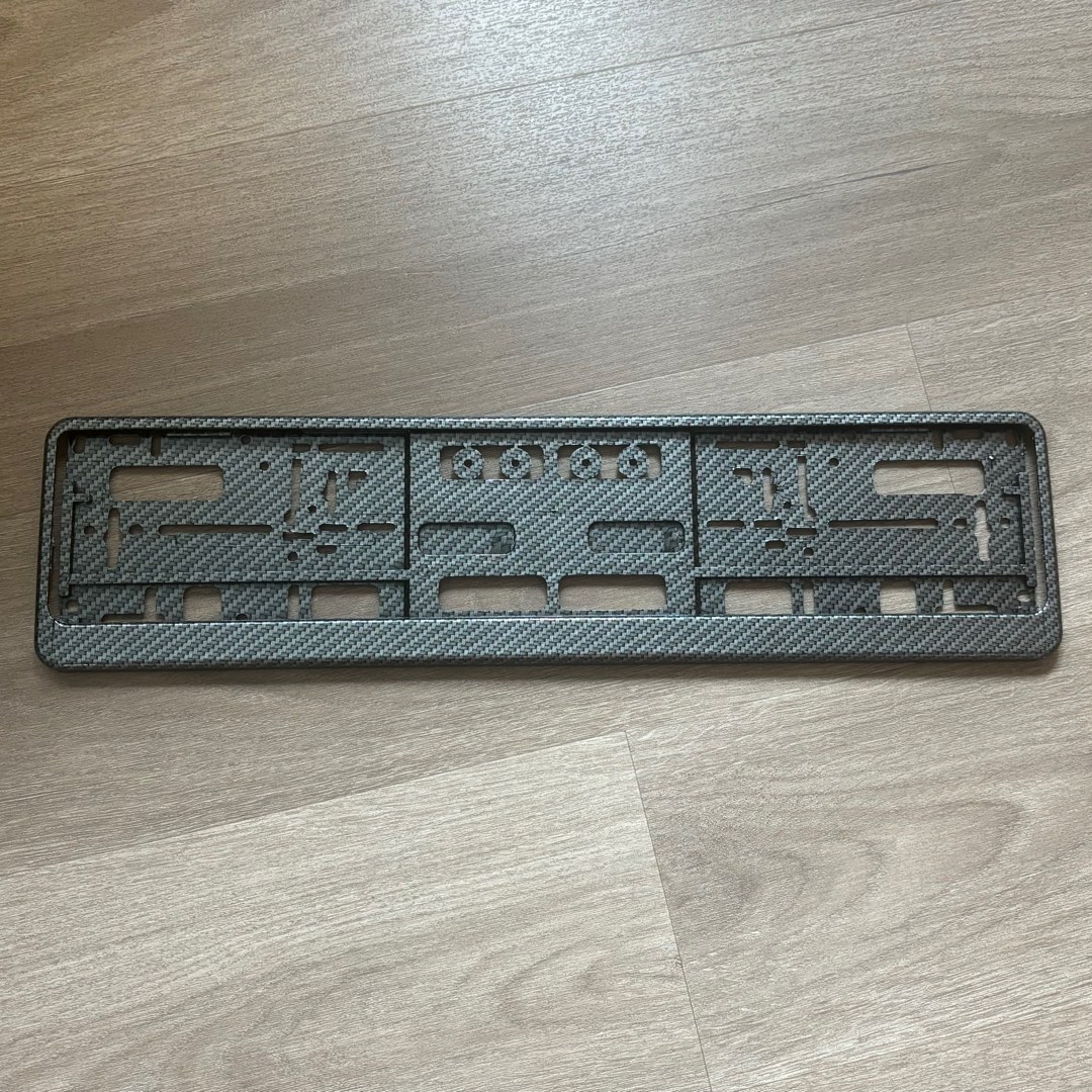 Carbon Fibre License Plate Frame Number Plate Holder, Car Accessories ...