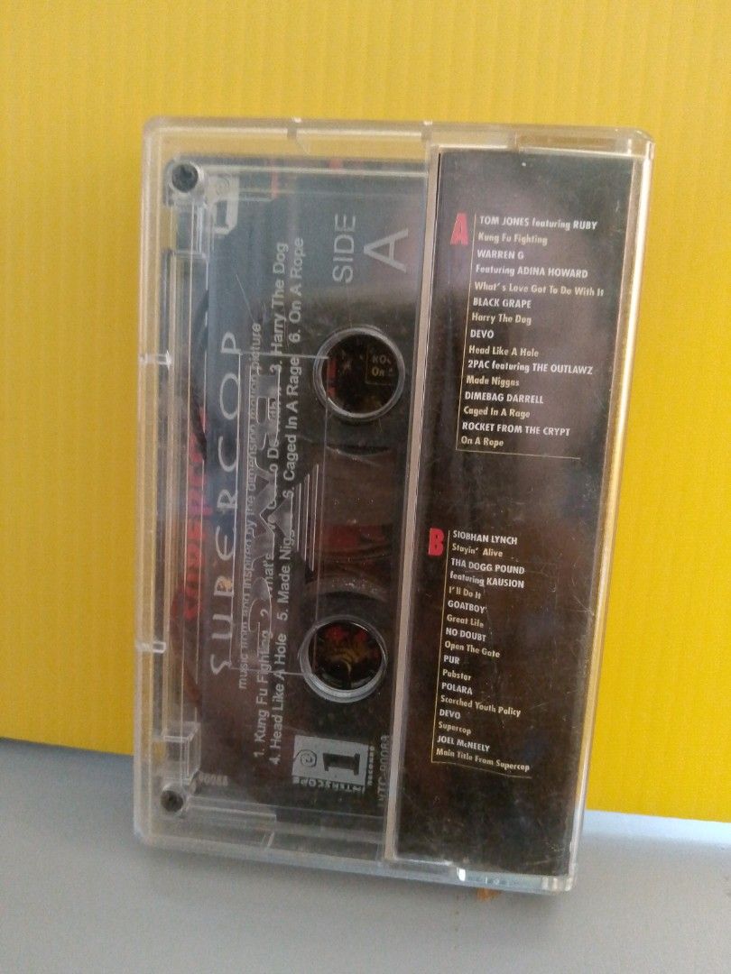 Cassette Supercop Jackie Chan - Kaset, Hobbies & Toys, Music & Media ...
