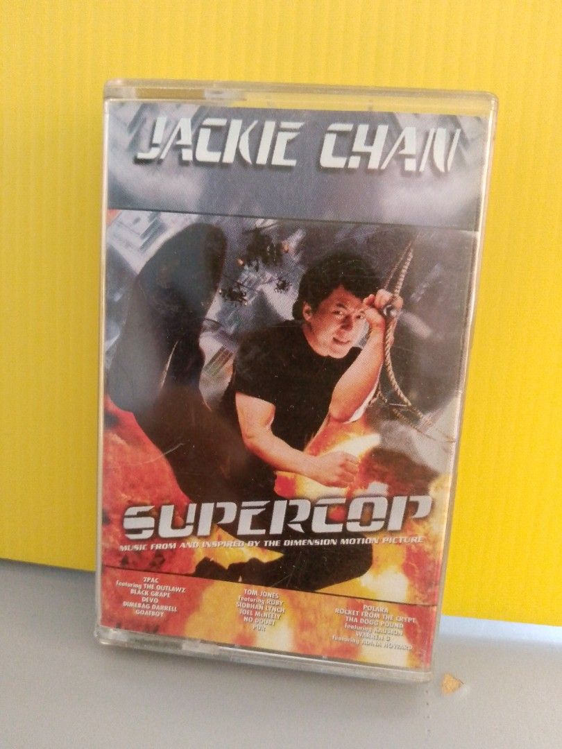 Cassette Supercop Jackie Chan - Kaset, Hobbies & Toys, Music & Media ...