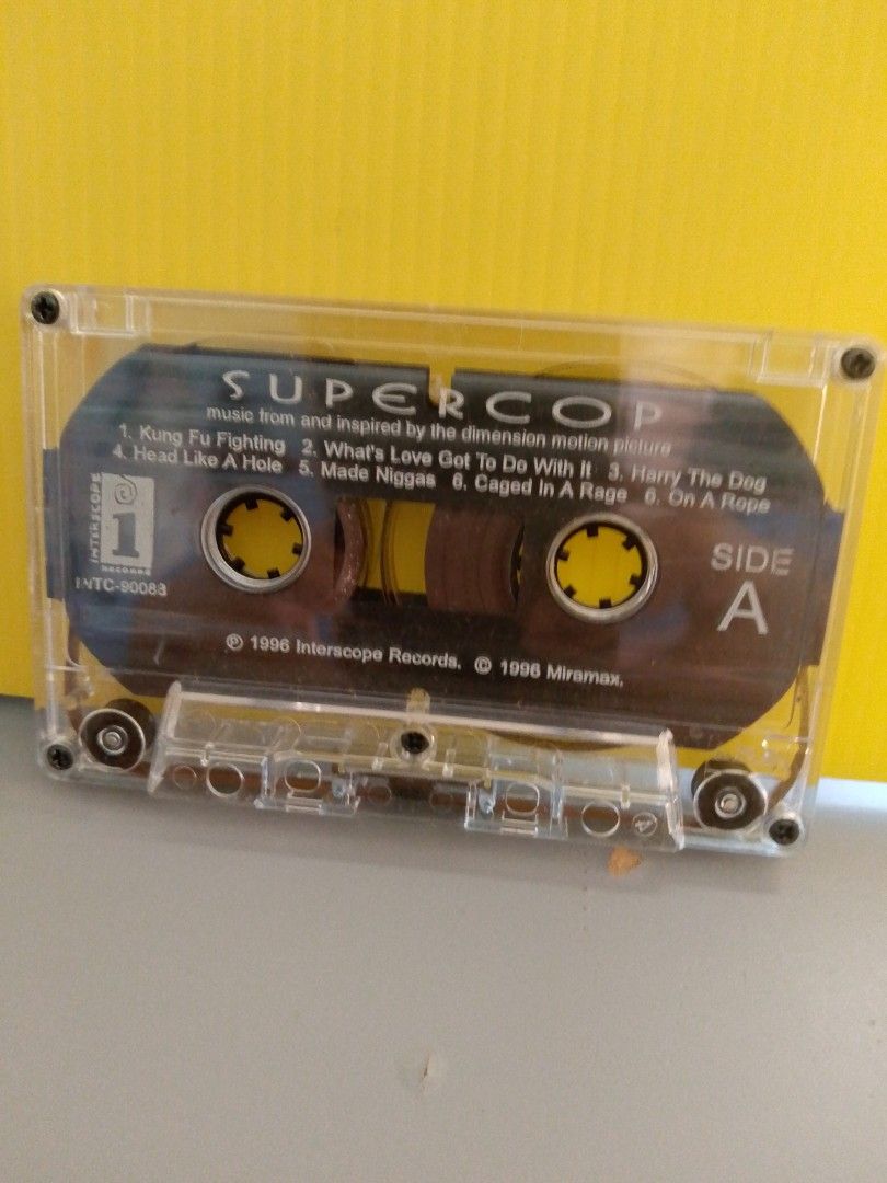 Cassette Supercop Jackie Chan - Kaset, Hobbies & Toys, Music & Media ...