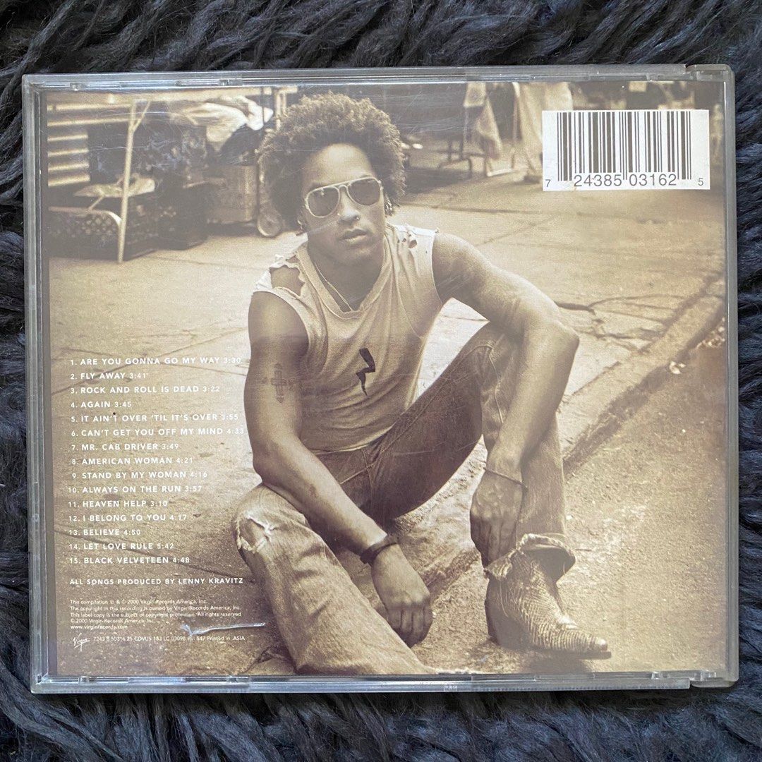 Cd Lenny Kravitz Greatest Hits Hobbies Toys Music Media Cds