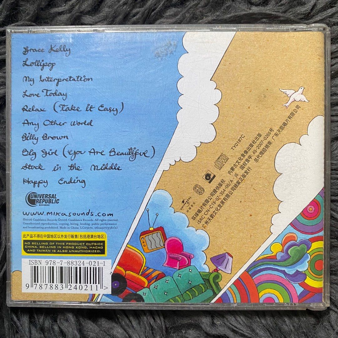 CD MIKA Life in Cartoon Motion, Hobbies & Toys, Music & Media, CDs ...