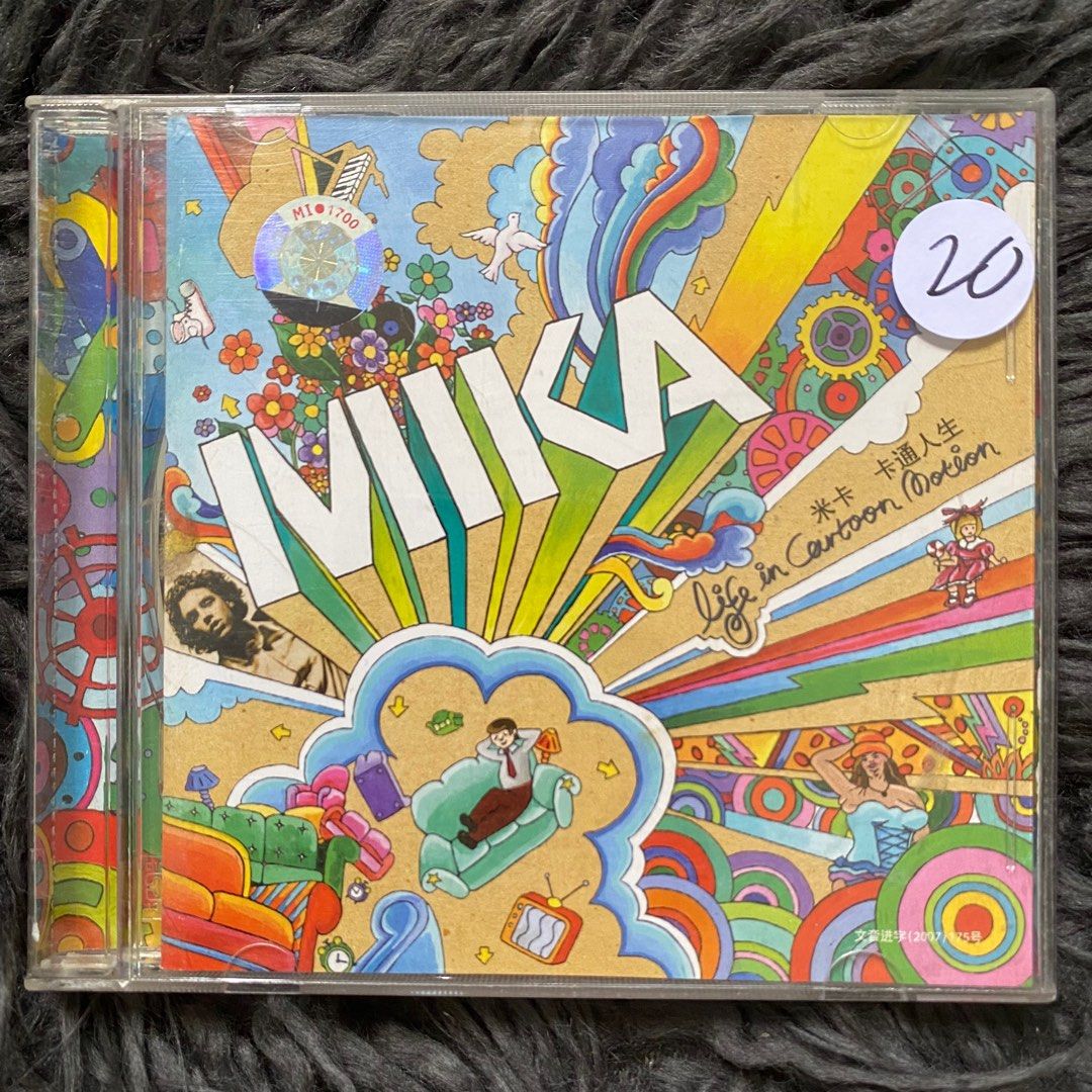 CD MIKA Life in Cartoon Motion, Hobbies & Toys, Music & Media, CDs ...