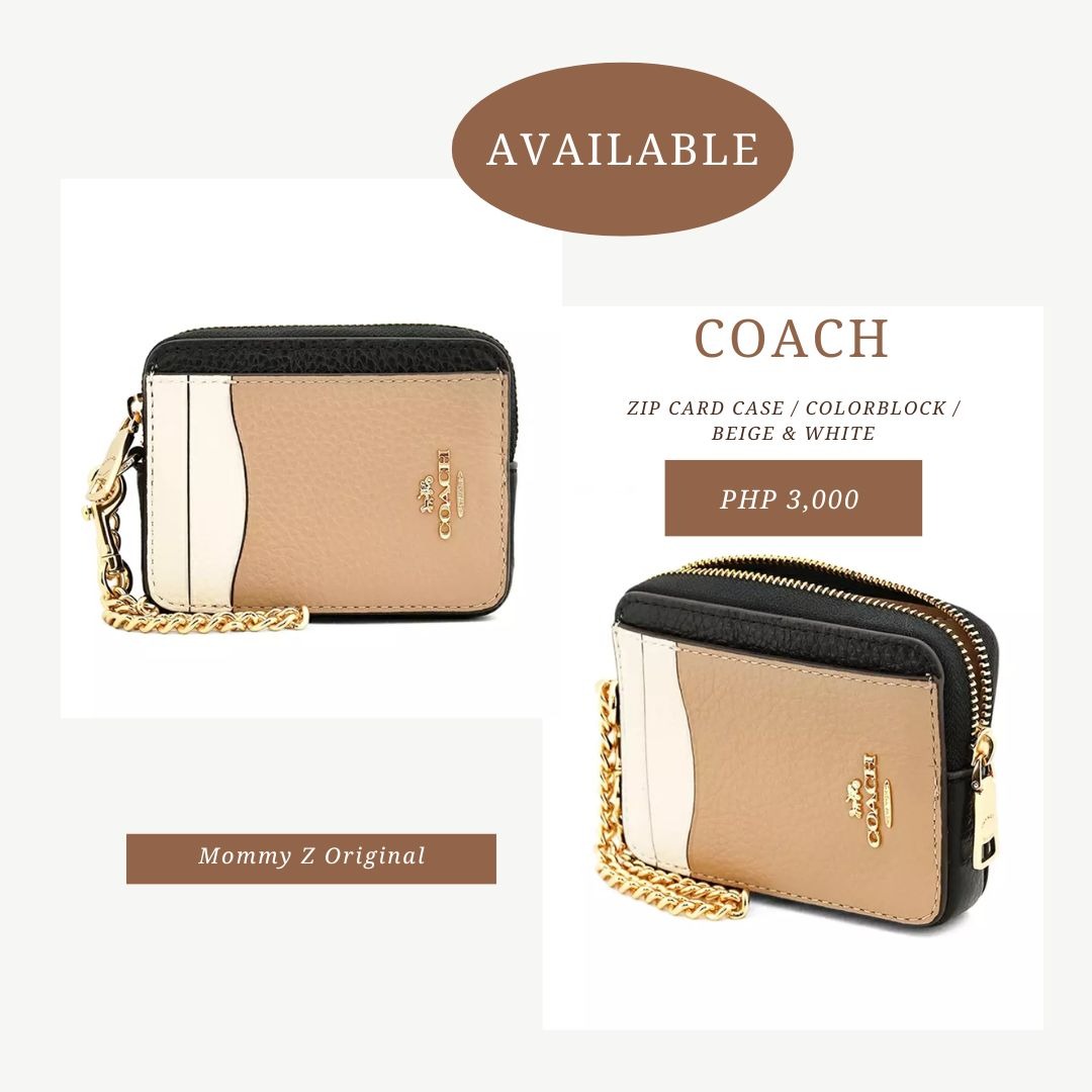 COACH CARD CASE, Luxury, Bags & Wallets on Carousell