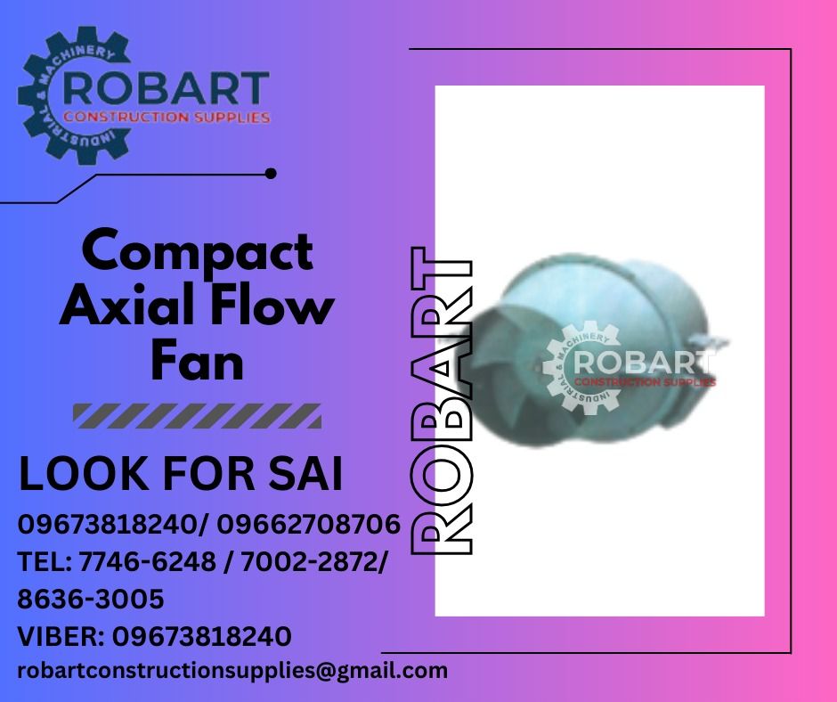 Compact Axial Flow Fan, Commercial & Industrial, Construction Tools ...