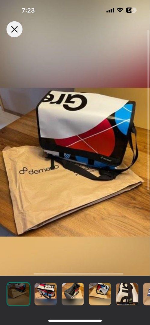 Demano Diagonal Mar Brompton Bag, Sports Equipment, Bicycles & Parts, Parts & Accessories on ...