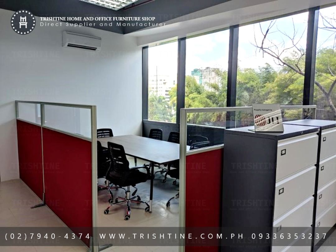 Division Panel/ Fabric with Glass Partition/ Workstation Cubicle ...