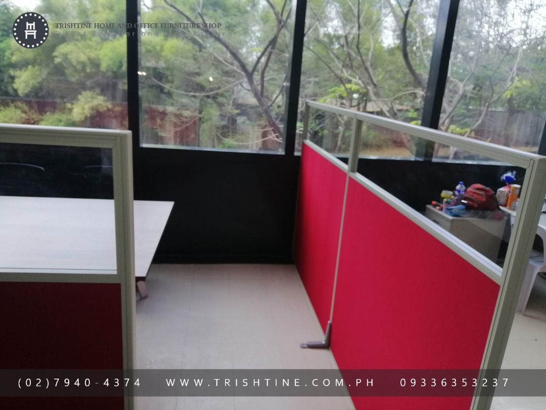 Division Panel/ Fabric with Glass Partition/ Workstation Cubicle ...