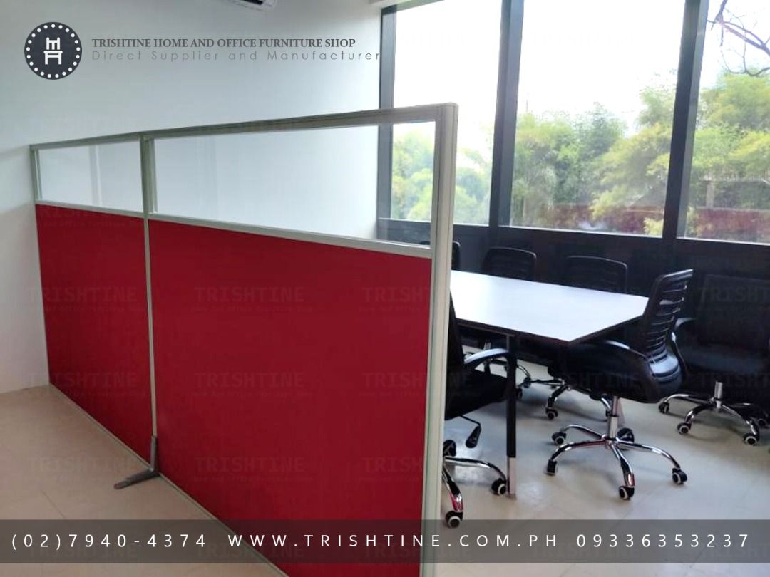 Division Panel/ Fabric with Glass Partition/ Workstation Cubicle ...