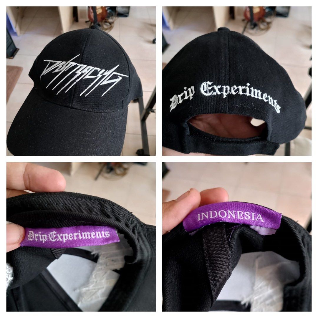 Drip experiments racing hat limited, Fesyen Pria, Aksesoris, Topi di ...