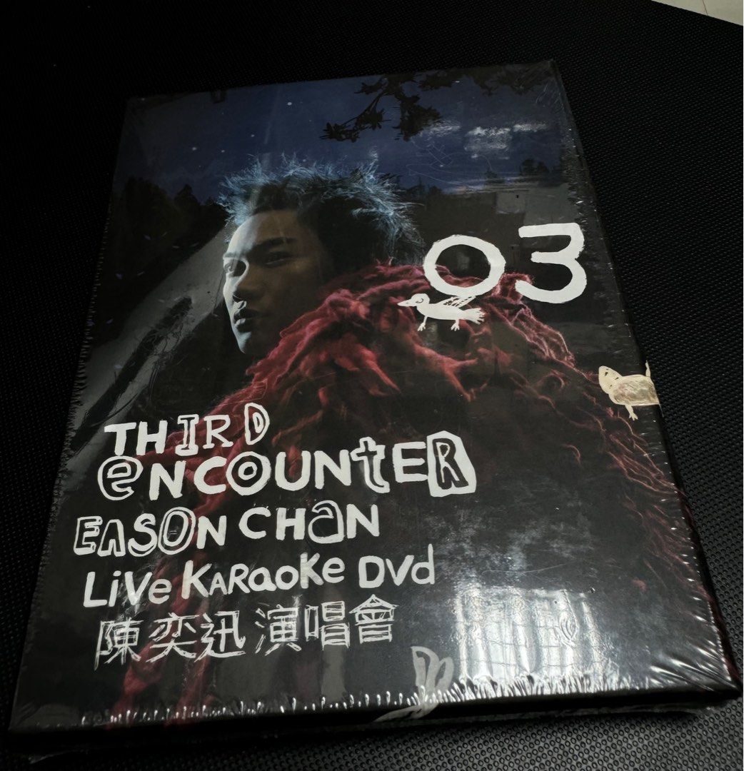 Eason Chan 陳奕迅演唱會 DVD THIRD ENCOUNTER EASON CHAN LIVE KARAOKE DVD 絕版全新未 ...