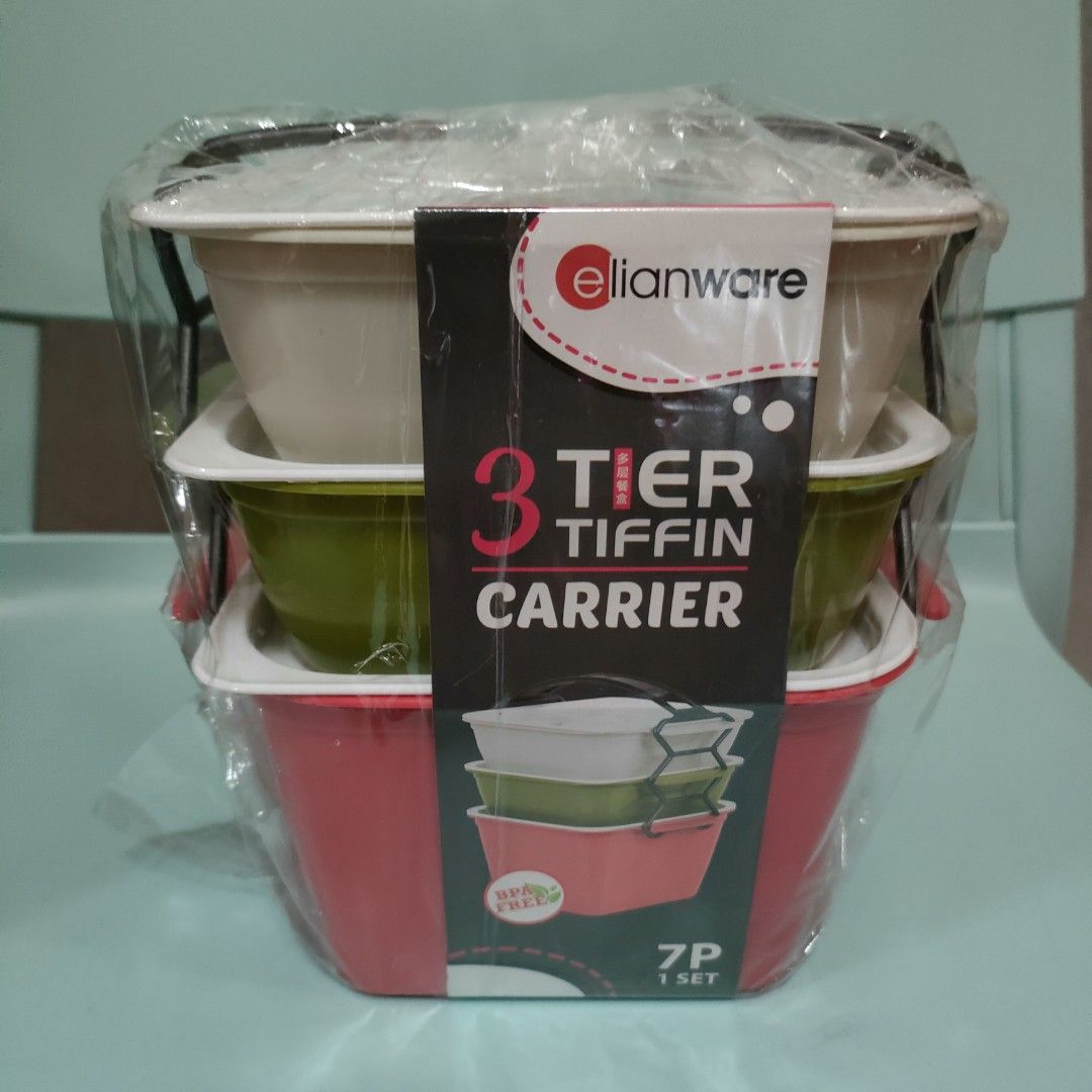 Elianware 3 tier carrier, Furniture & Home Living, Kitchenware ...