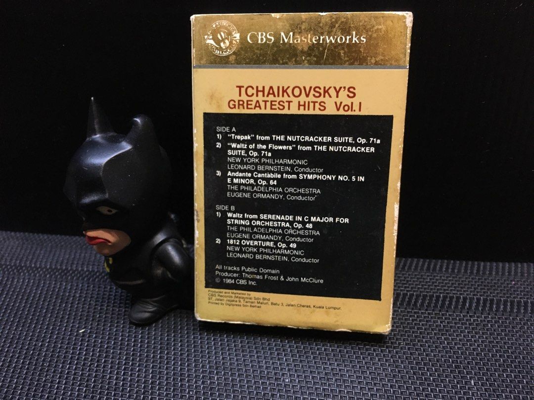 (Eng Cassette) CBS masterworks Tchaikovsky greatest hits, Hobbies ...