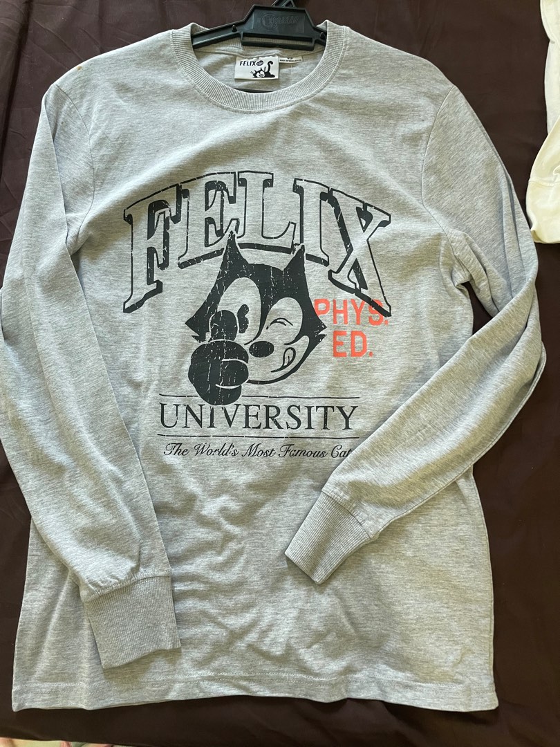 Felix The Cat Original Licensed Long Sleeve (Defect), Men's Fashion ...