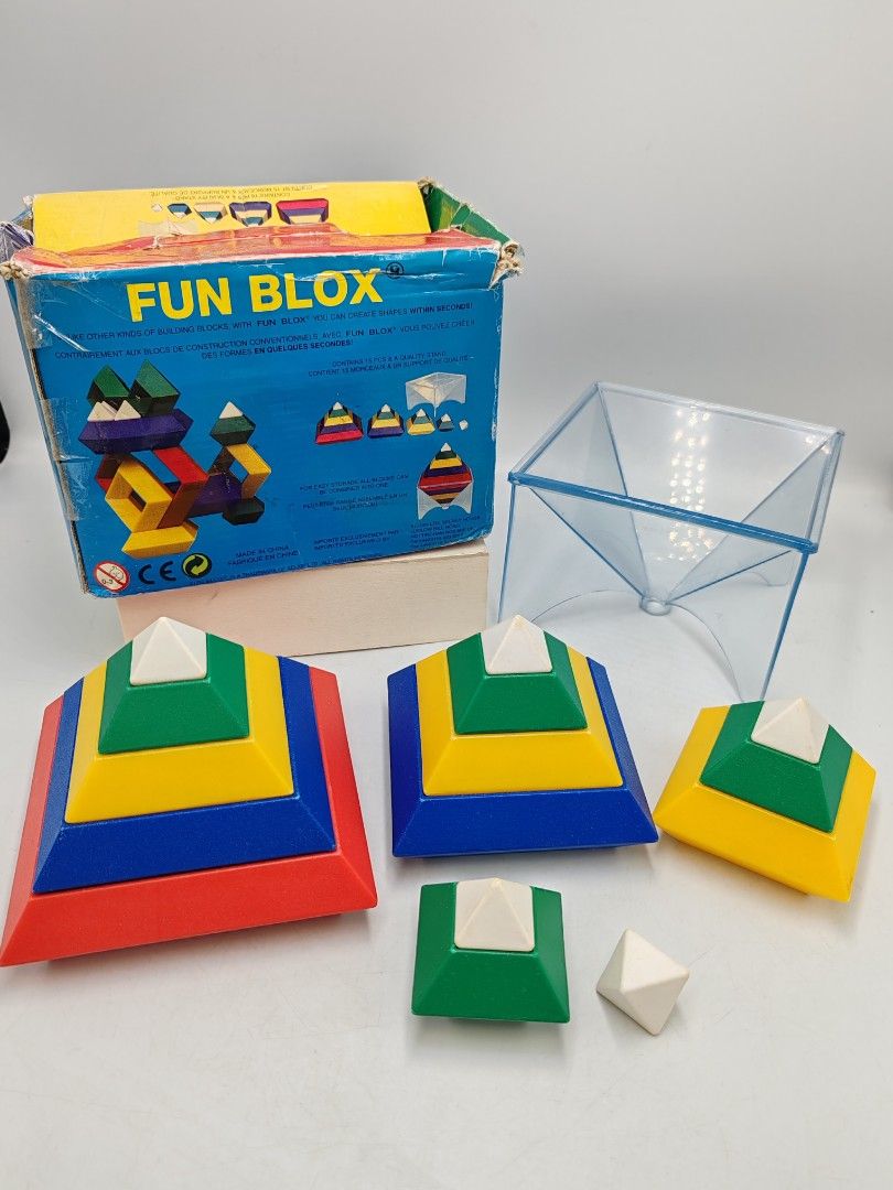 Fun Blox Pyramid Blocks (A02), Hobbies & Toys, Toys & Games on Carousell