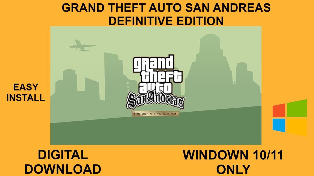 Grand Theft Auto: San Andreas Definitive Edition, Computers & Tech, Parts & Accessories ...
