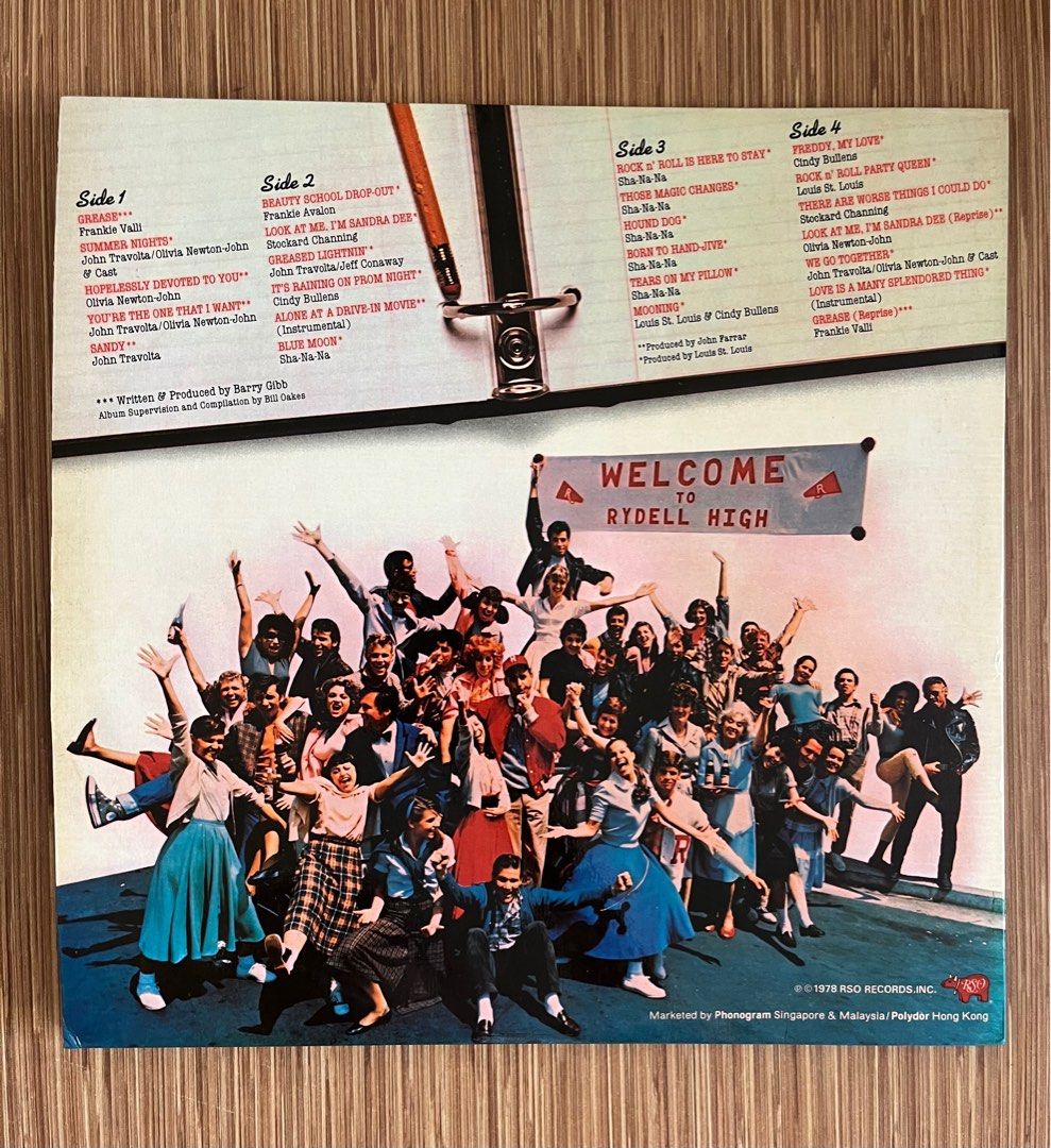 Grease original soundtrack OST John travolta ONJ, 興趣及遊戲, 音樂、樂器 & 配件, 音樂 ...